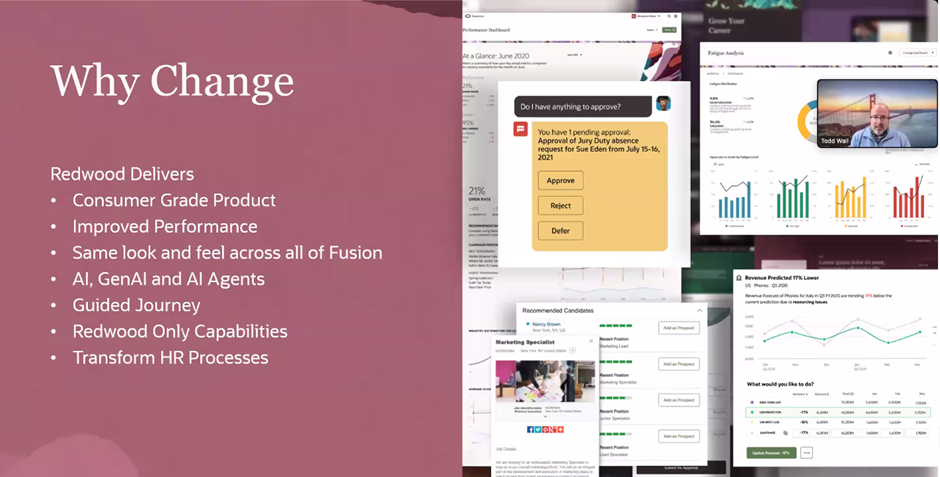 Redwood Updates from Oracle HCM Cloud CoE Summit – K8 Mead