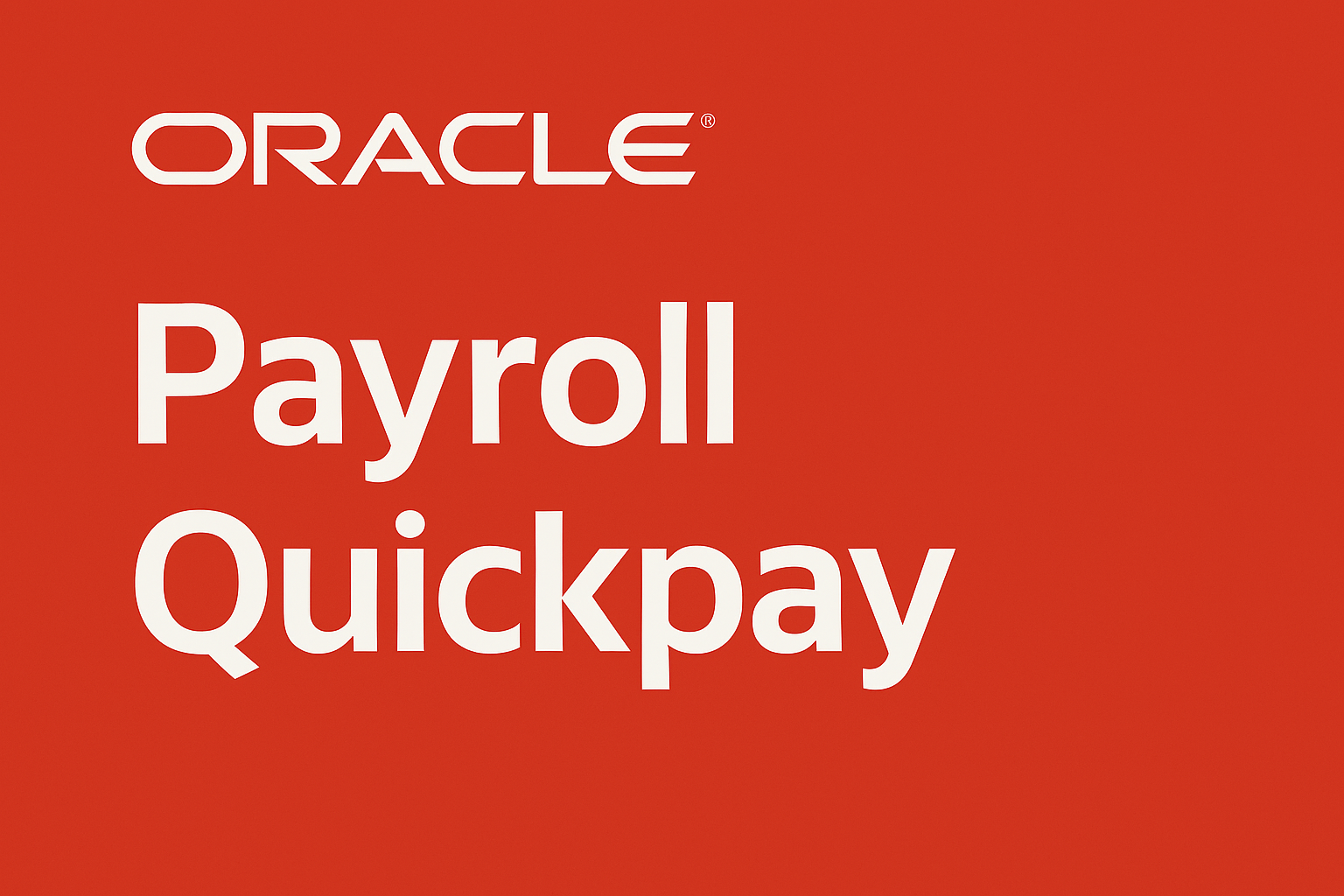 Oracle HCM Cloud Payroll 26B – K8 Mead